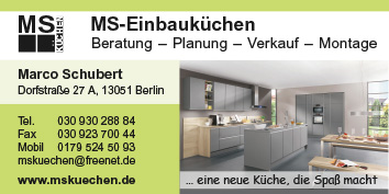 K chen Berlin Spandau  WEGWEISER aktuell