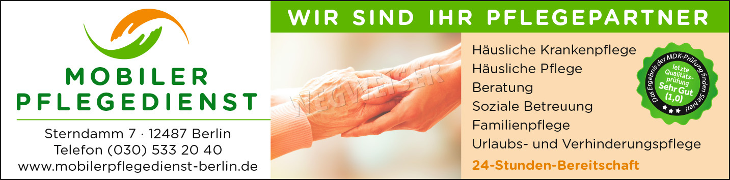 Mobiler PflegeDienst Born GmbH 12487 Berlin Treptow Johannisthal ...