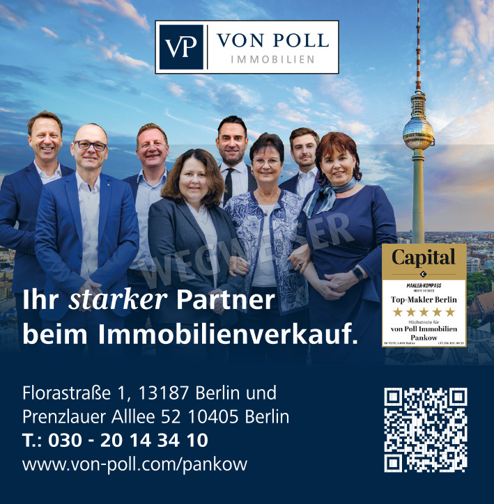 VON POLL IMMOBILIEN 13187 Berlin Pankow - WEGWEISER aktuell