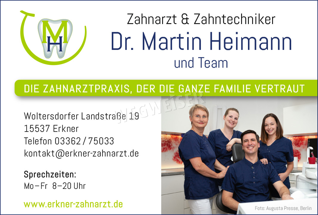 Zahnärzte Umland Ost - WEGWEISER aktuell